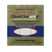 QuikClot ACS+ Advanced Clotting Sponge First Aid Hemostatic Agent 3.5oz ...