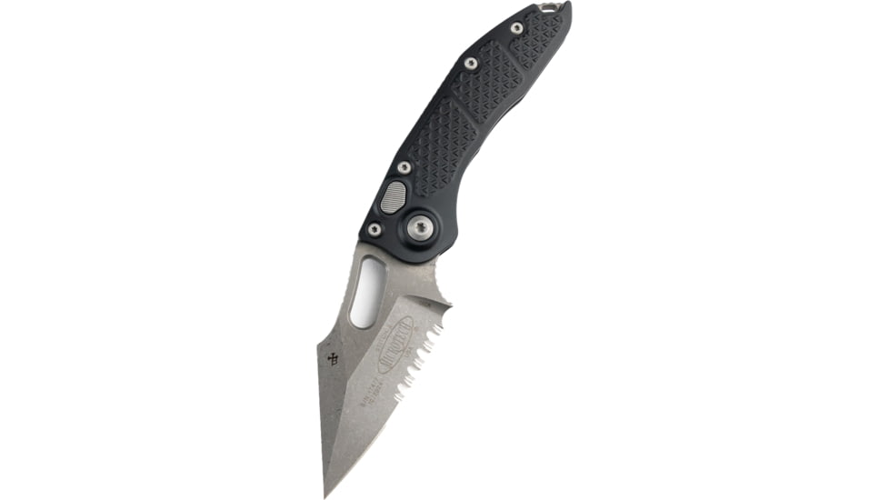 Microtech Stitch S/E Apocalyptic Part Serrate 3.75in Folding Knife 169 ...