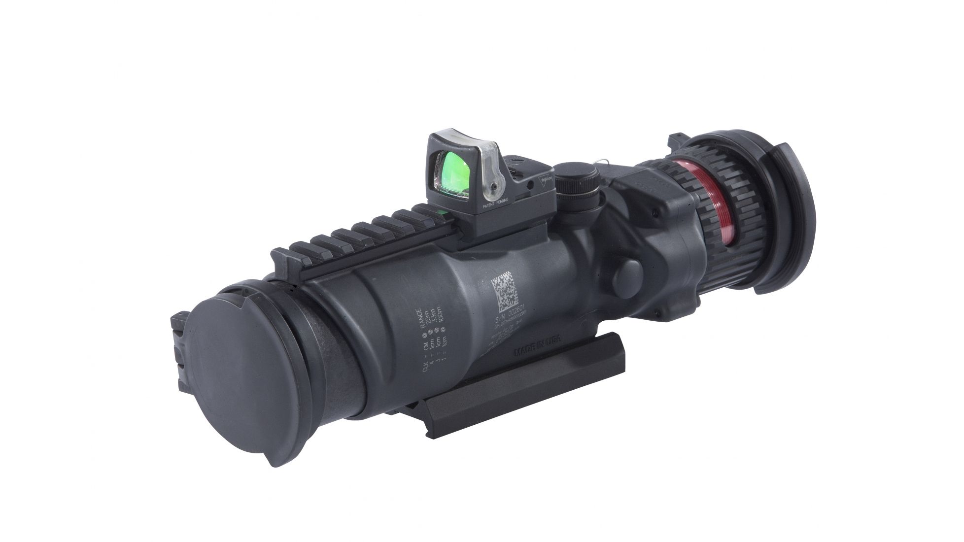 Trijicon ACOG 6x48 Machine Gun Day Optic, Dual Illuminated Horseshoe ...