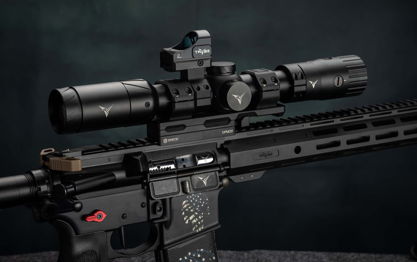 TRYBE Optics Enhancer Scope Magnification Doubler w/ Tube Mount ENHRS34 ...